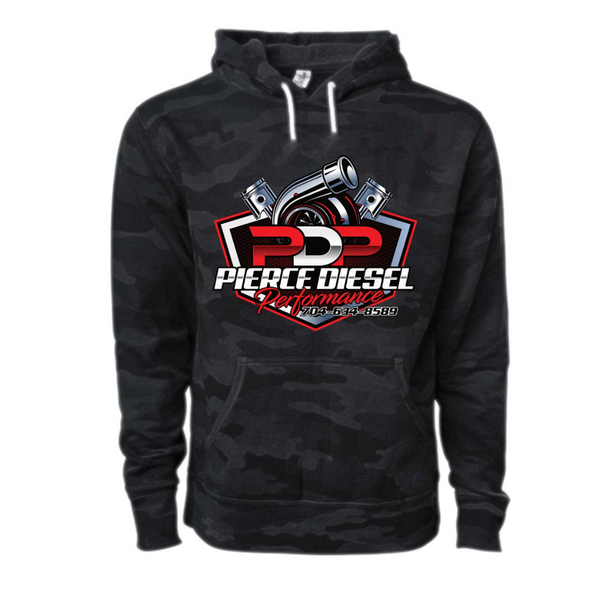 Black Camo PDP Hoodie – Pierce Diesel Performance SC